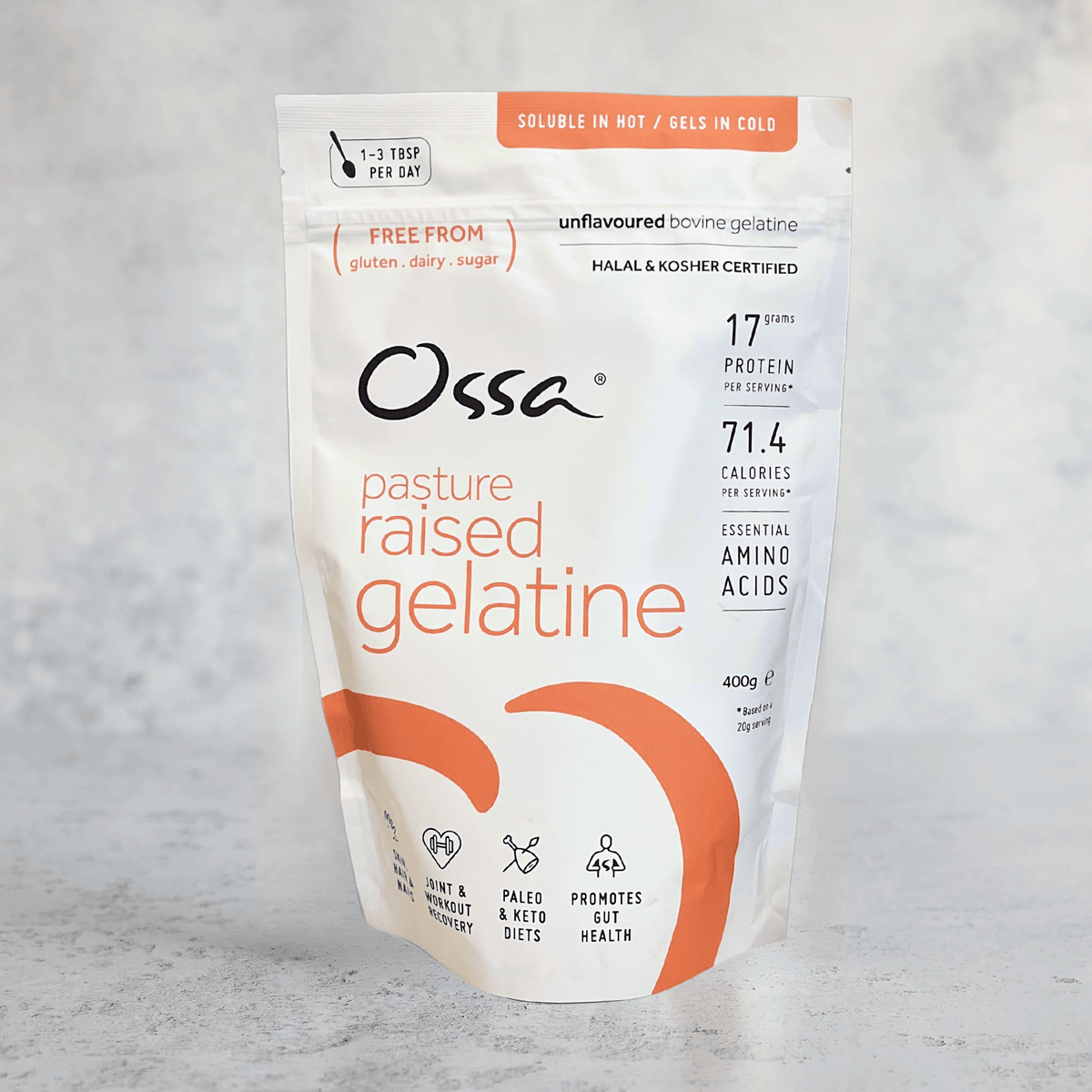 Pasture Raised Gelatin Natural Health Support Ossa Organic