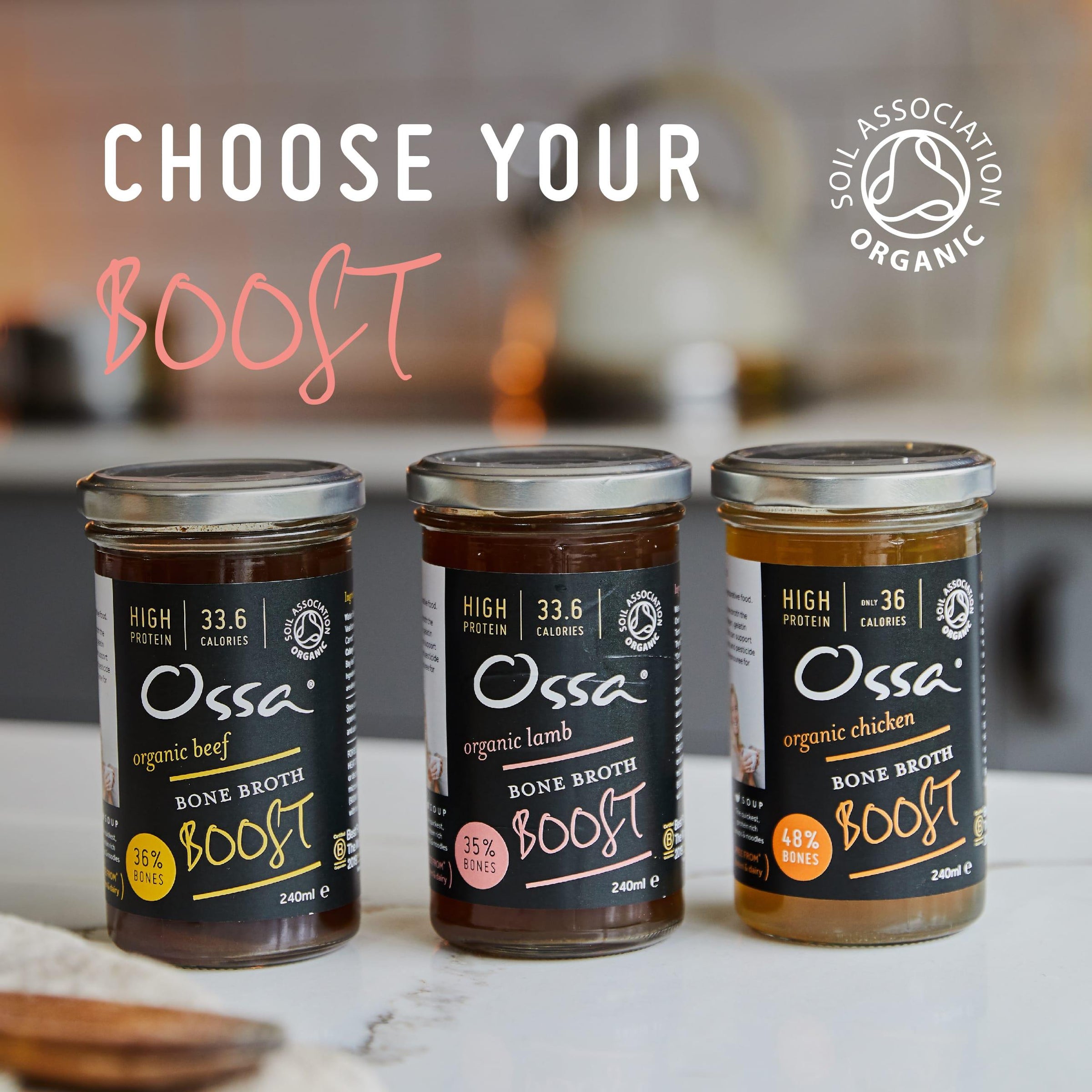 6 x Organic Lamb Bone Broth Boost – Ossa Organic